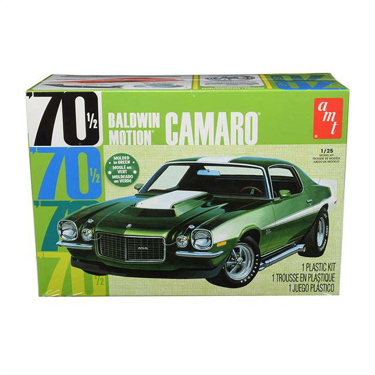 AMT Skill 2 Model Kit 1970-1975 Baldwin Motion Chevrolet Camaro 1 by 25 ...