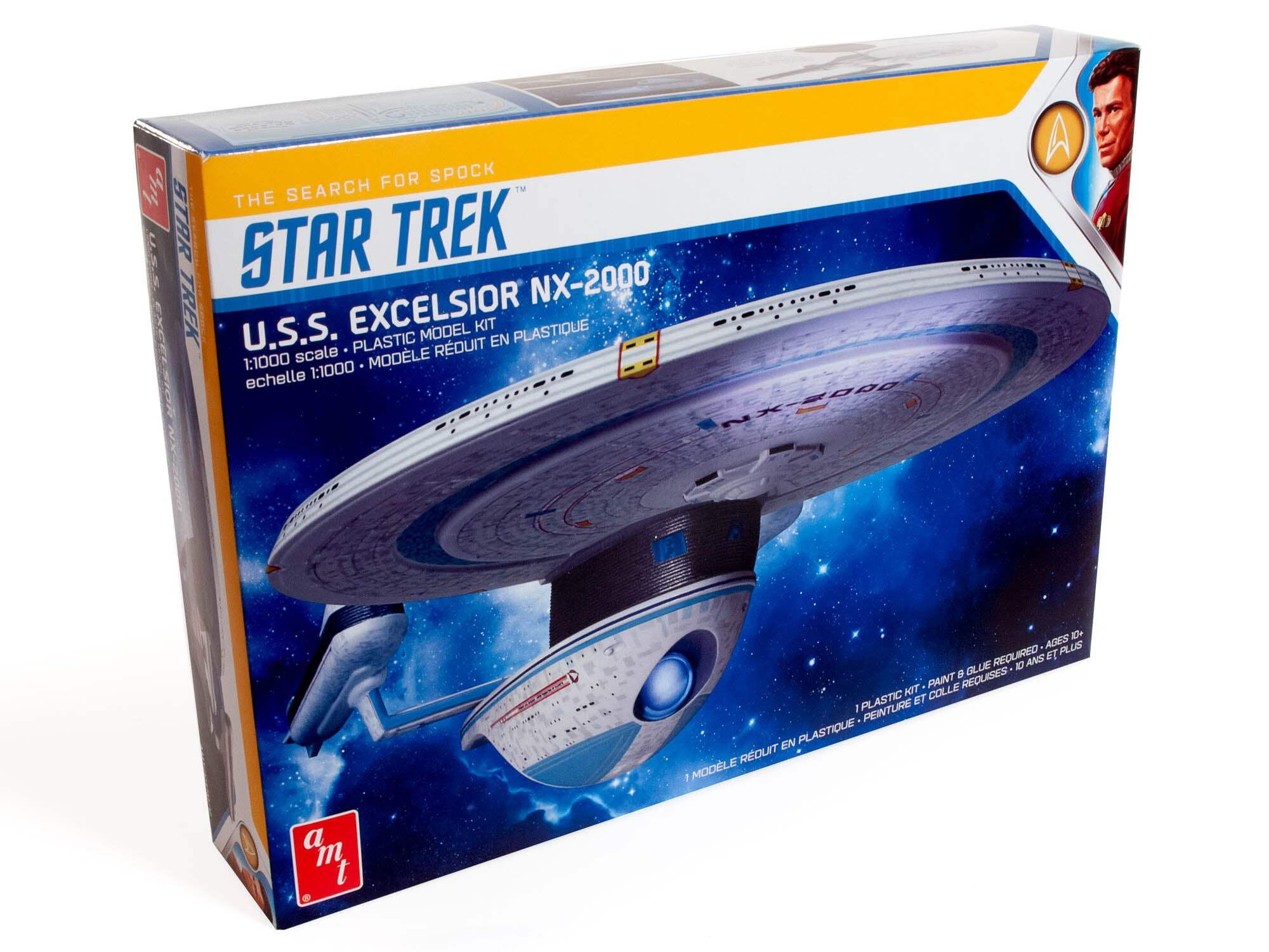 AMT Star Trek U.S.S. Excelsior AMT1257M Plastic Models Space - Walmart.com