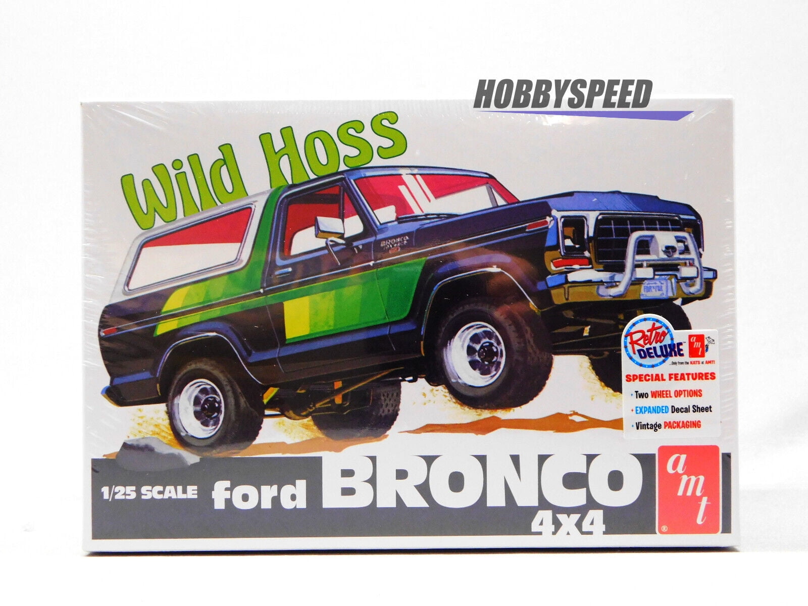 AMT Wild HOSS Ford Bronco 4X4 Plastic Model KIT 1:25 Scale Skill 2 ...