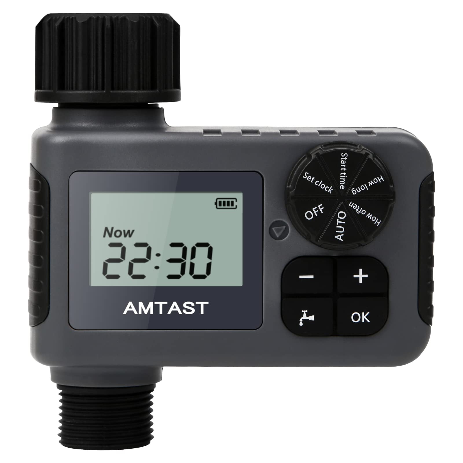 AMTAST Sprinkler Timer Programmable Garden Hose Faucet Timer with Rain ...