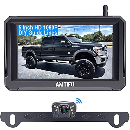 AMTIFO A6 HD 1080P Digital Wireless Backup Camera Kit with Stable ...