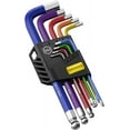 AMTOVL Metric Hex Key Set - 9PCS Ball End Wrenches (1.5-10mm), Color ...