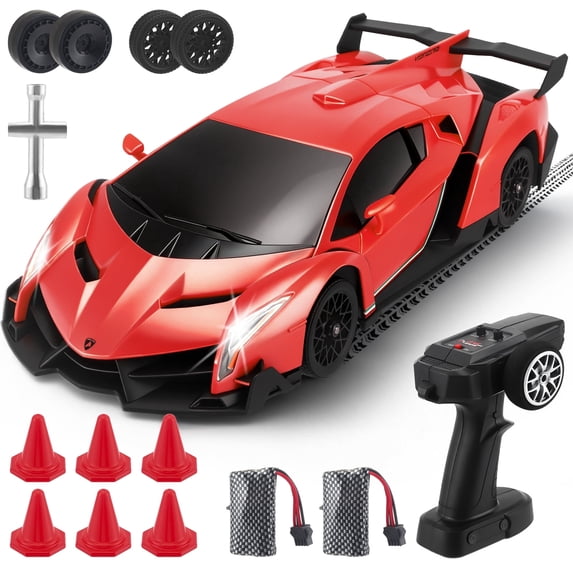 AMTPM Lamborghini RC Drift Car, 1:18 4WD High Speed Remote Control ...
