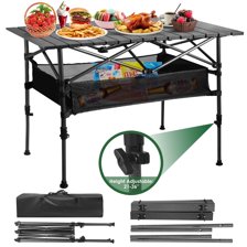 Ozark Trail Camp Kitchen Cooking Stand with Three Table Tops, Indoor ...