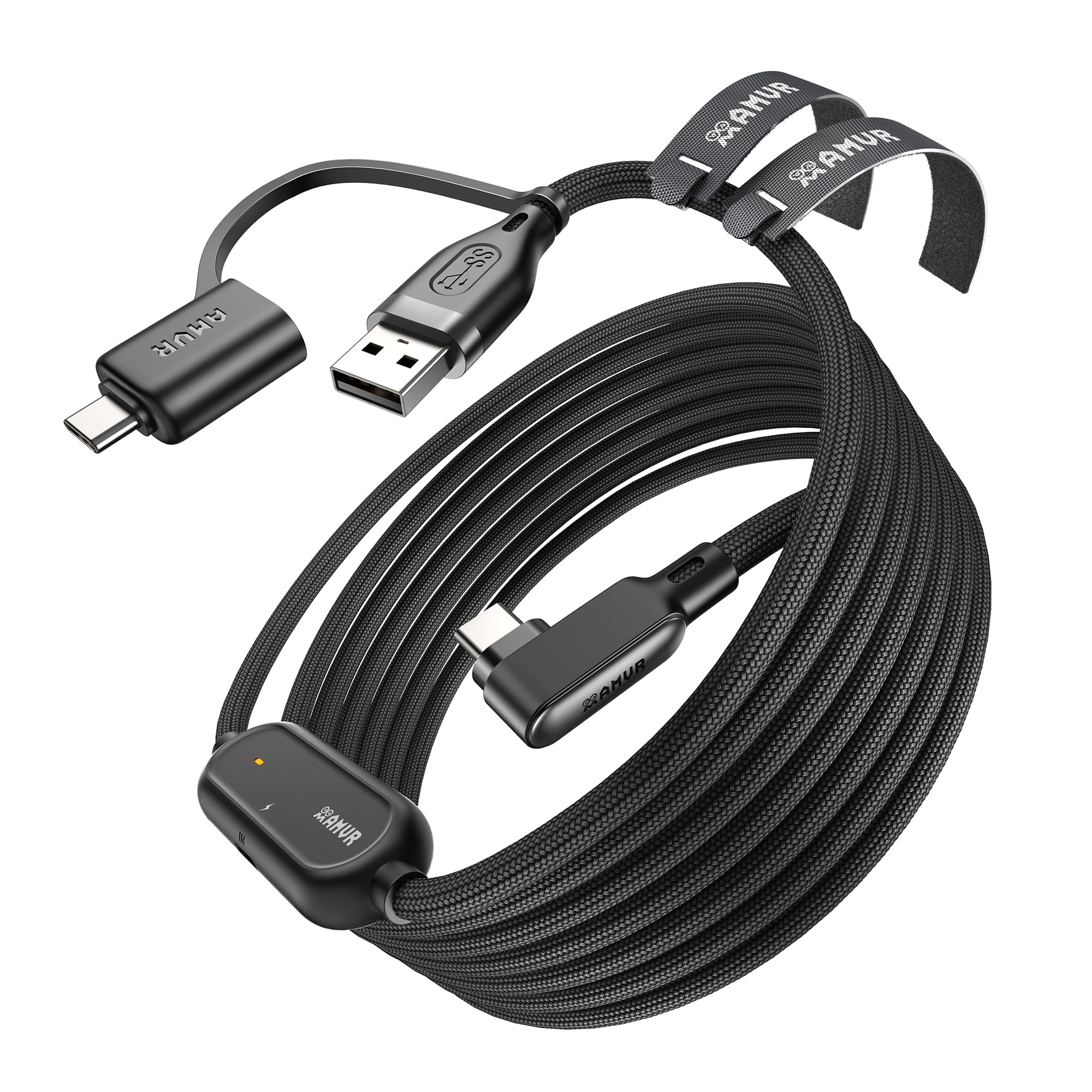 AMVR Link Cable with Charging 16FT Compatible with Meta Quest 3/3S/2 ...