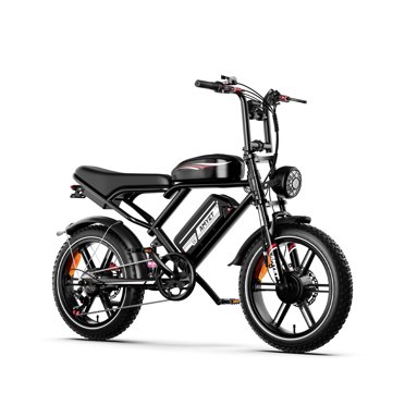 AMYET G60 Peak 1500W Electric Bike, 20" Fat Tire E-Mountain Bikes, 48V ...