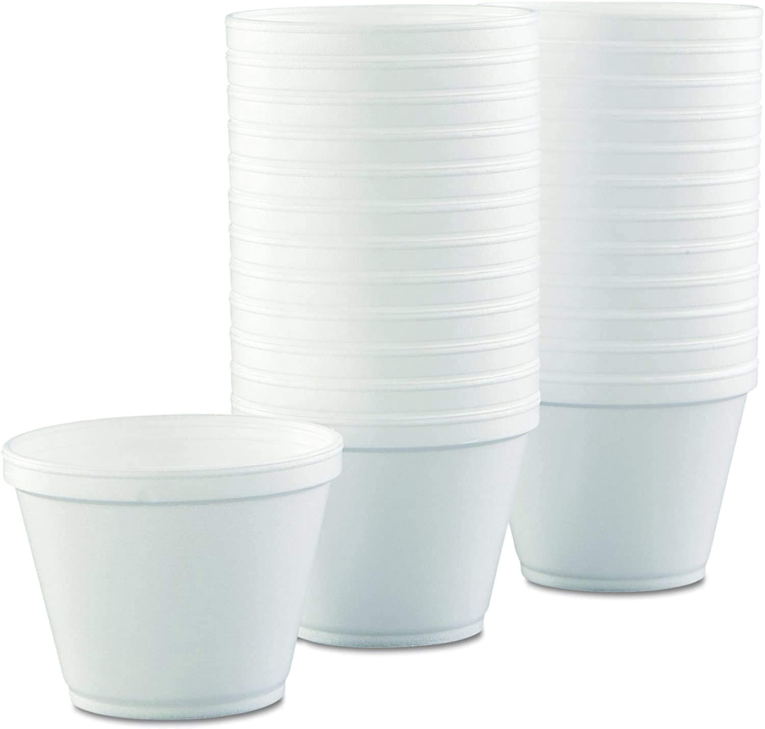 AMZ Empire White Foam Customizable Dessert Storage Containers (50 Count ...