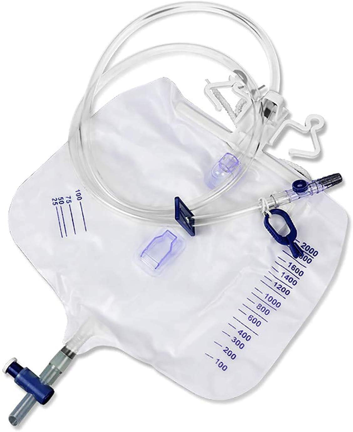 Amz Medical Supply Urine Drainage Bag 2000 Ml 676 Oz Pack Of 3 Clear Urine Catheter Bags For