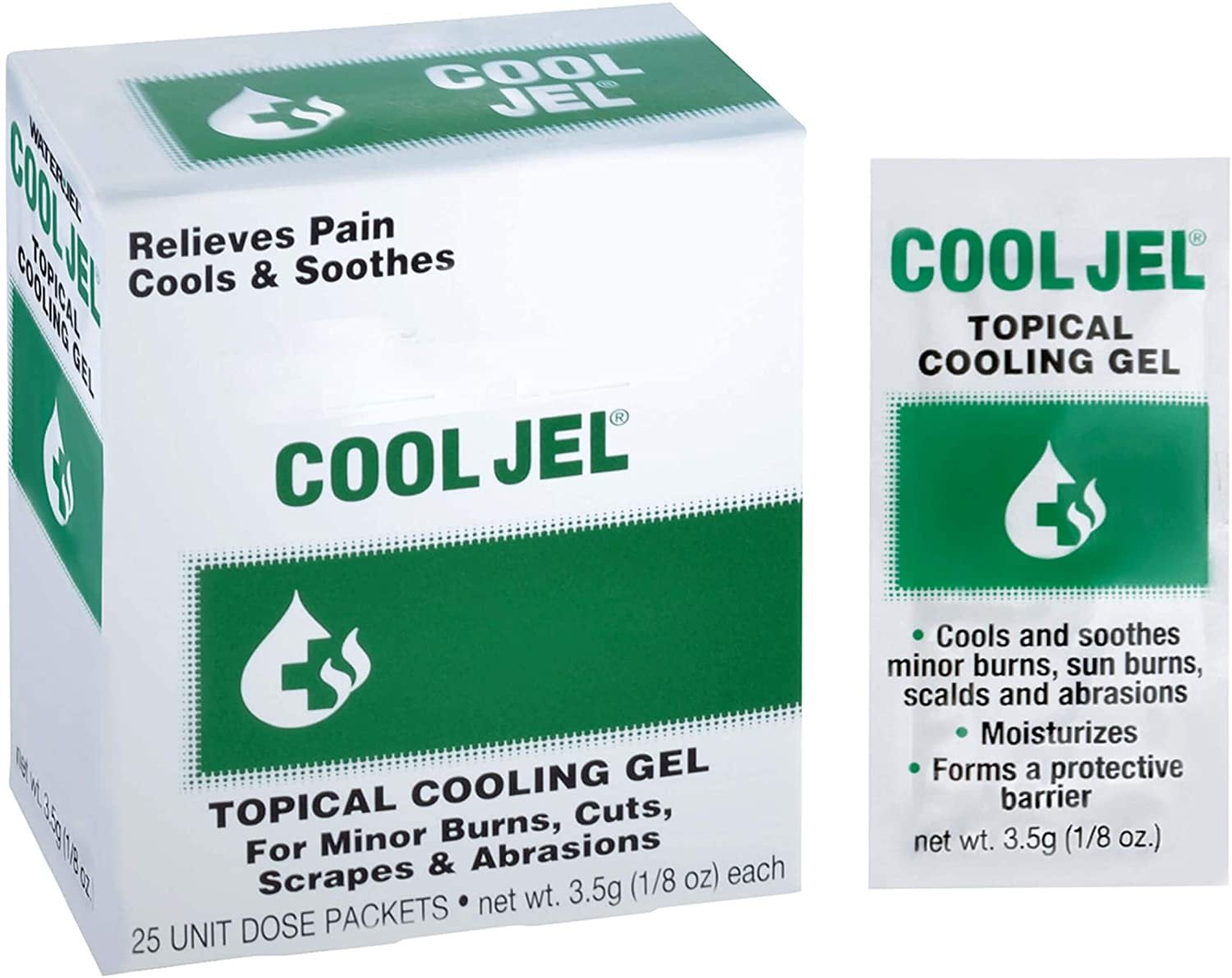 AMZ Supply Topical Cool Gel. Burn Relief Gel3.5 g Cool Jel in ...