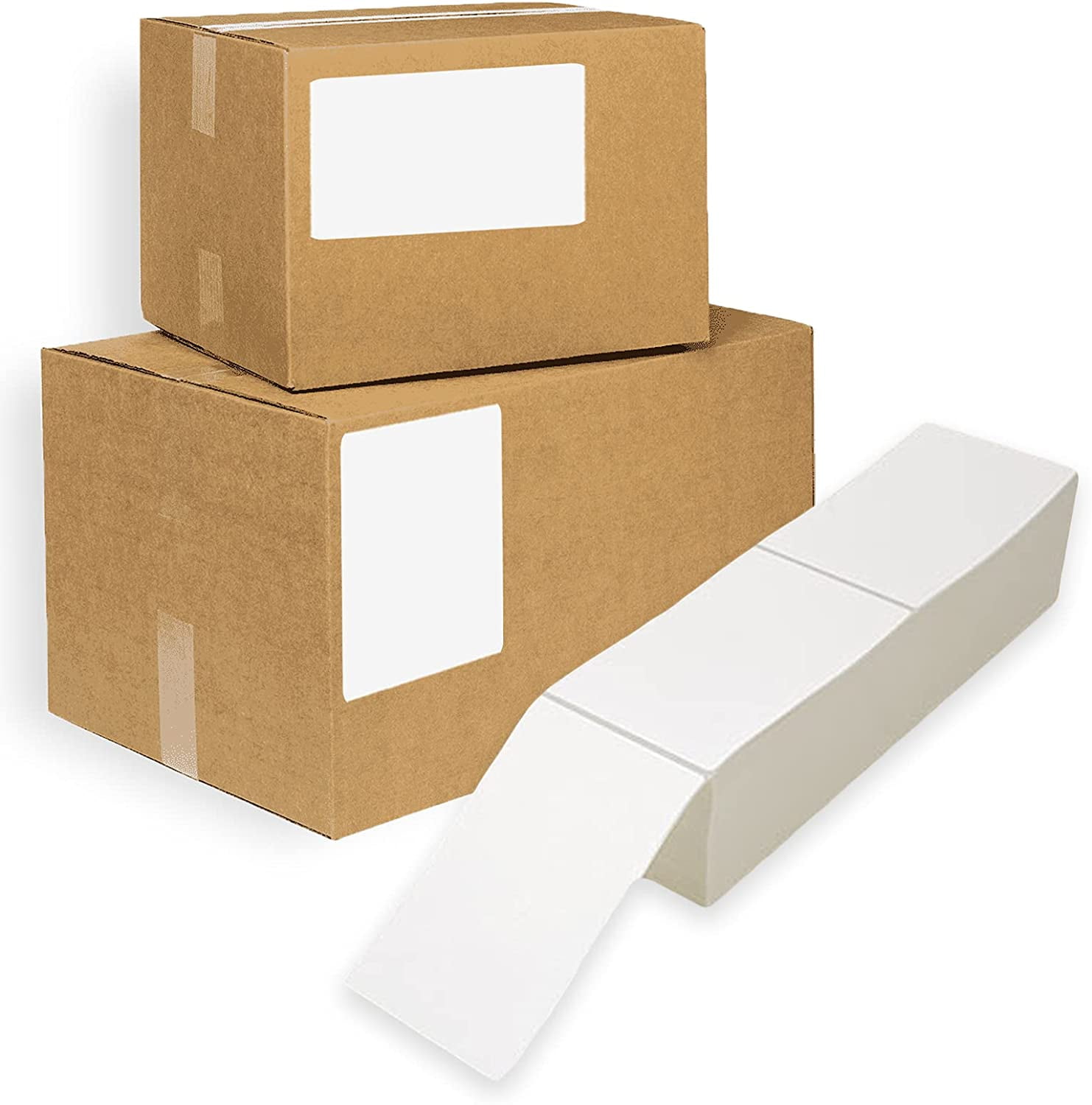 AMZ Yellow Direct Thermal Label Paper, 4 x 6 Inches. 4000 Pack Thermal ...
