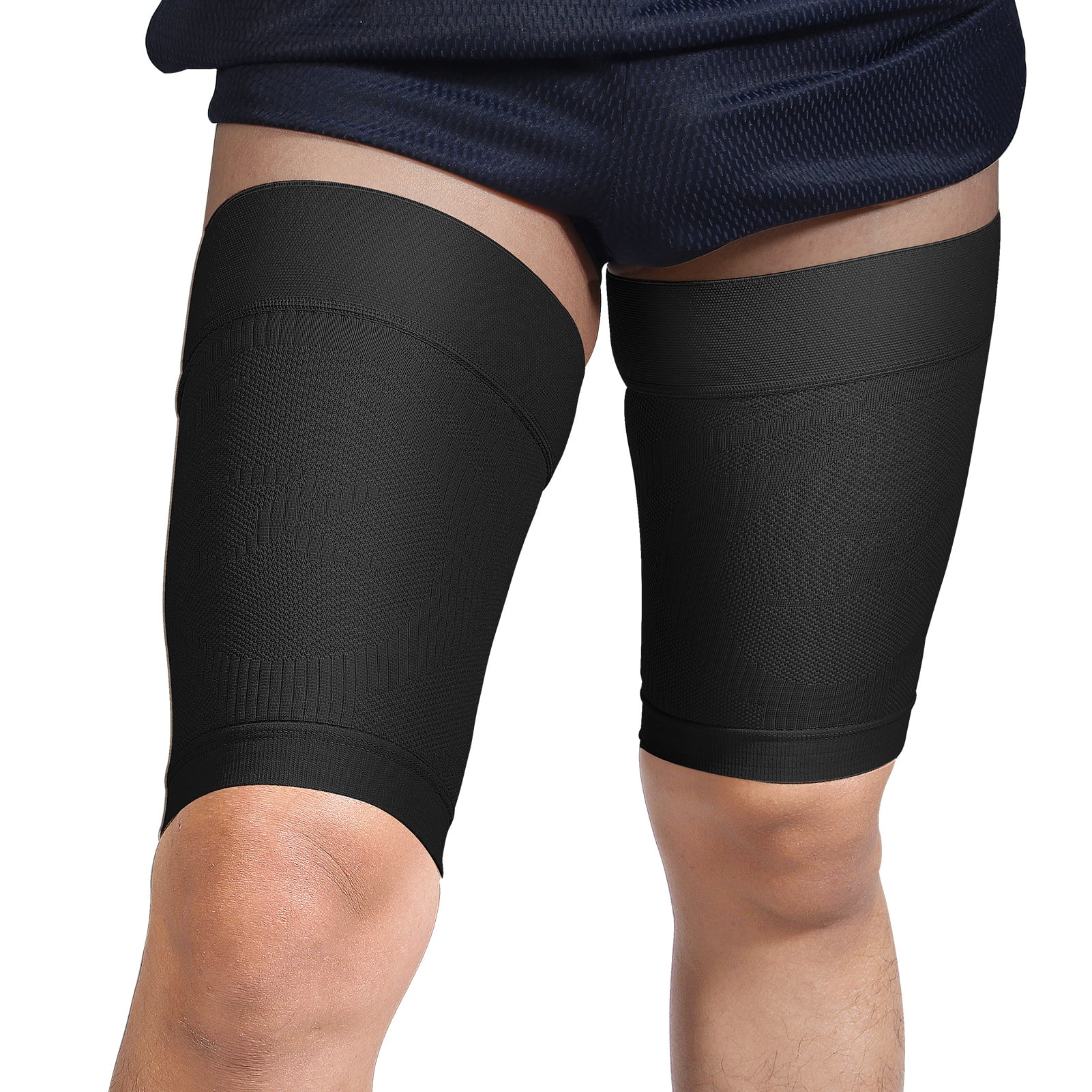 AMZAM Thigh Compression Sleeves for Unisex, Black Small - Walmart.com