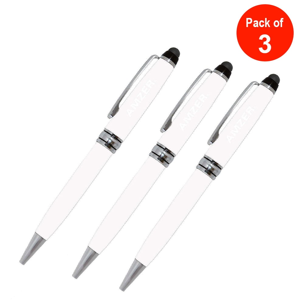 AMZER® Dual Sketch and Styli Pen™ - pack of 3 - White - Walmart.com