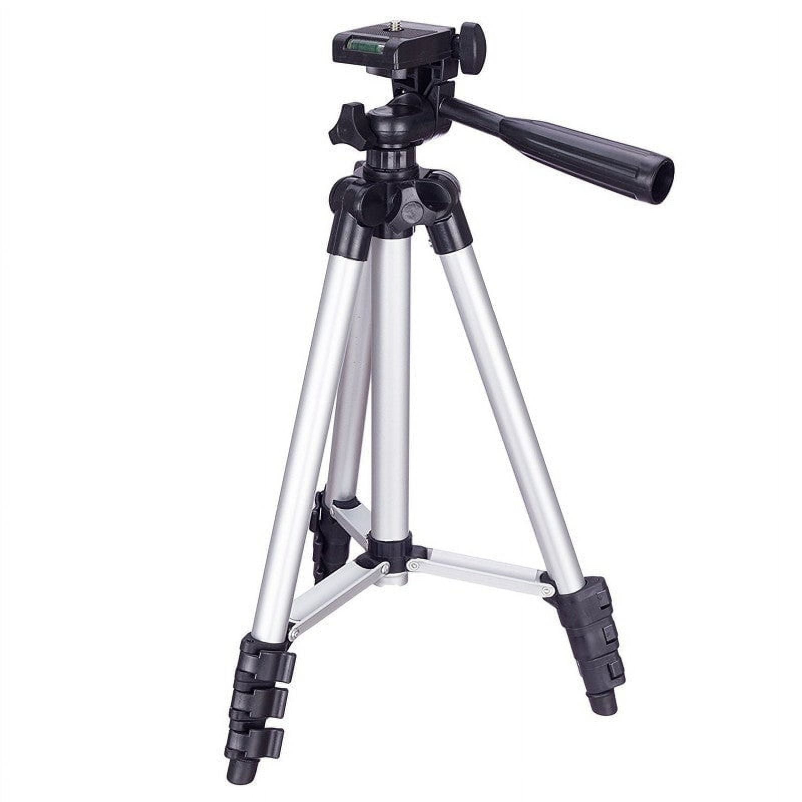 AMZER Lightweight Camera Mount Tripod Stand - Adjustable Height 34 ...