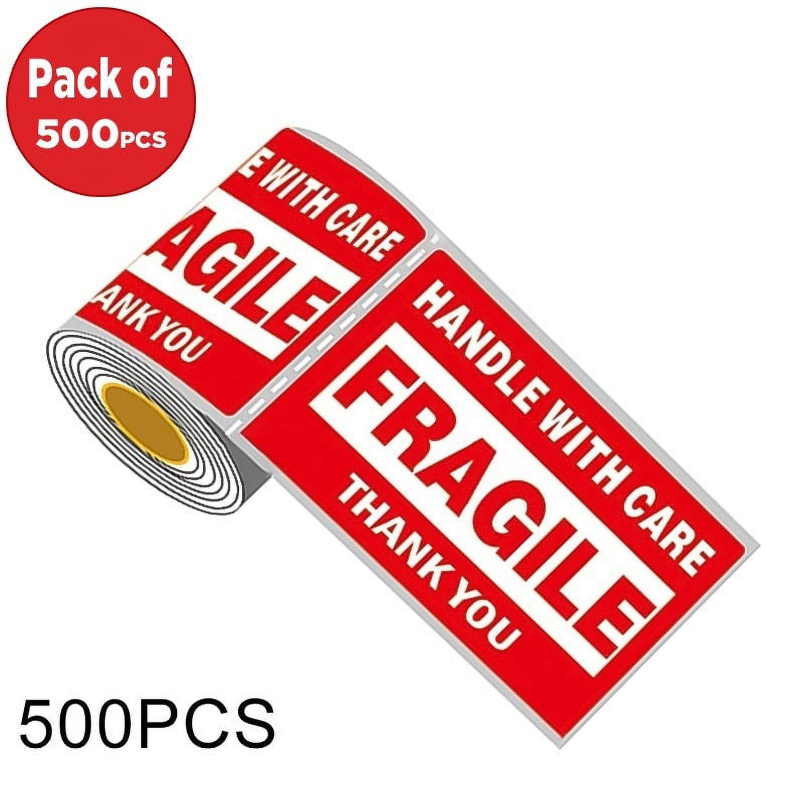 AMZER Outer Box English Warning Fragile Label Self-adhesive Sticker ...