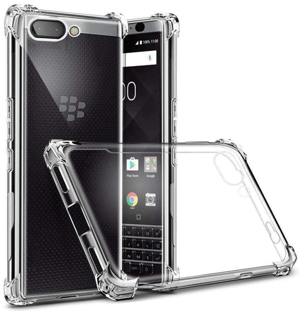 AMZER TPU Case for BlackBerry Key 2 Slim Heavy Duty Clear Back Cover ...