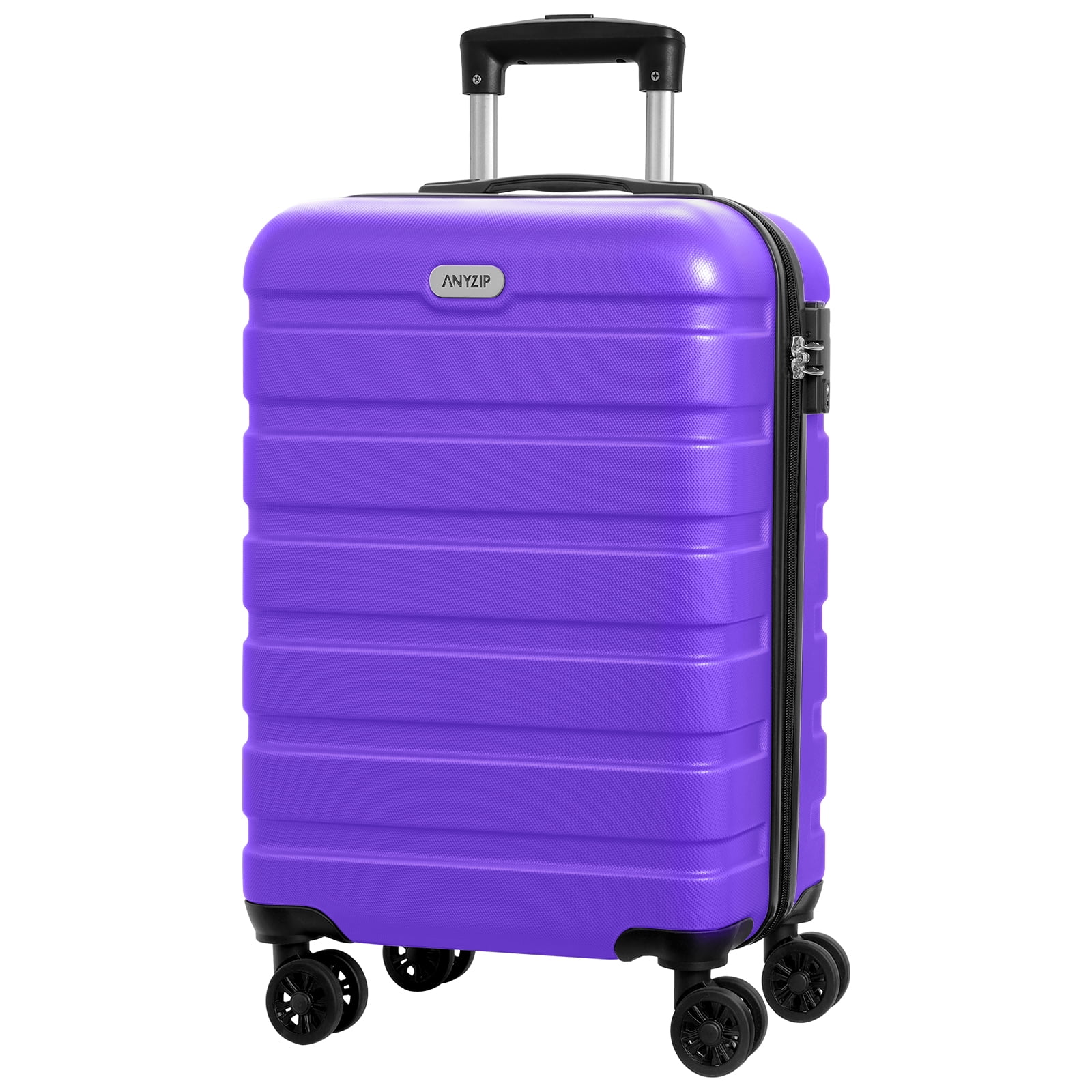 AMZFUN 28 Inch Luggage, PC+ABS Hardside Lightweight Suitcase with 4 Universal Wheels, TSA Lock ...
