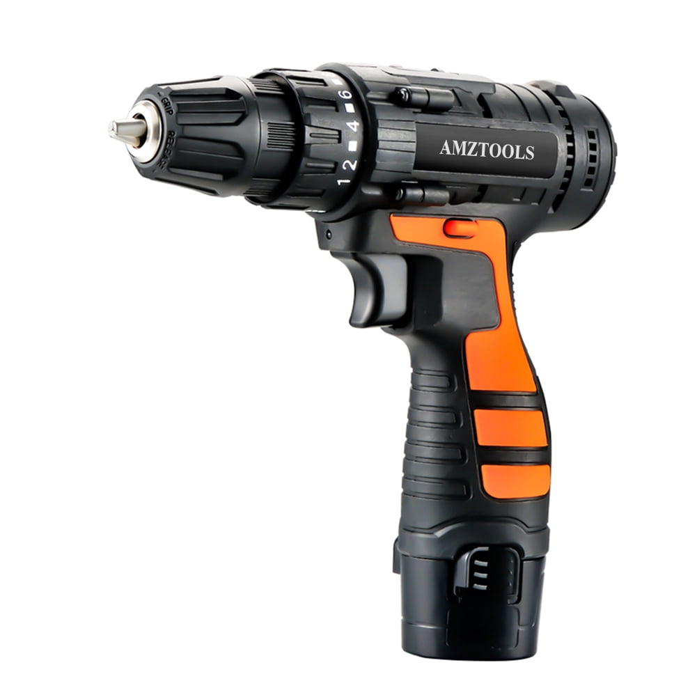 AMZTOOLS Electric hand-held drills, Cordless Drilling Machine，12V Drill ...