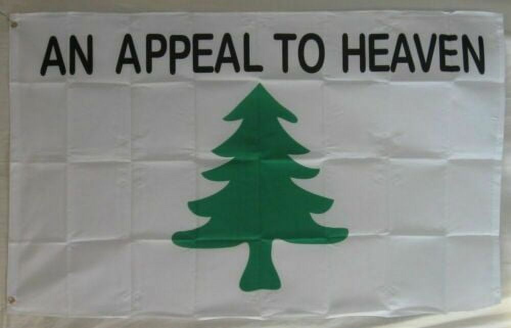 AN APPEAL TO HEAVEN Flag 3x5 ft Pine Tree American Revolution Liberty ...
