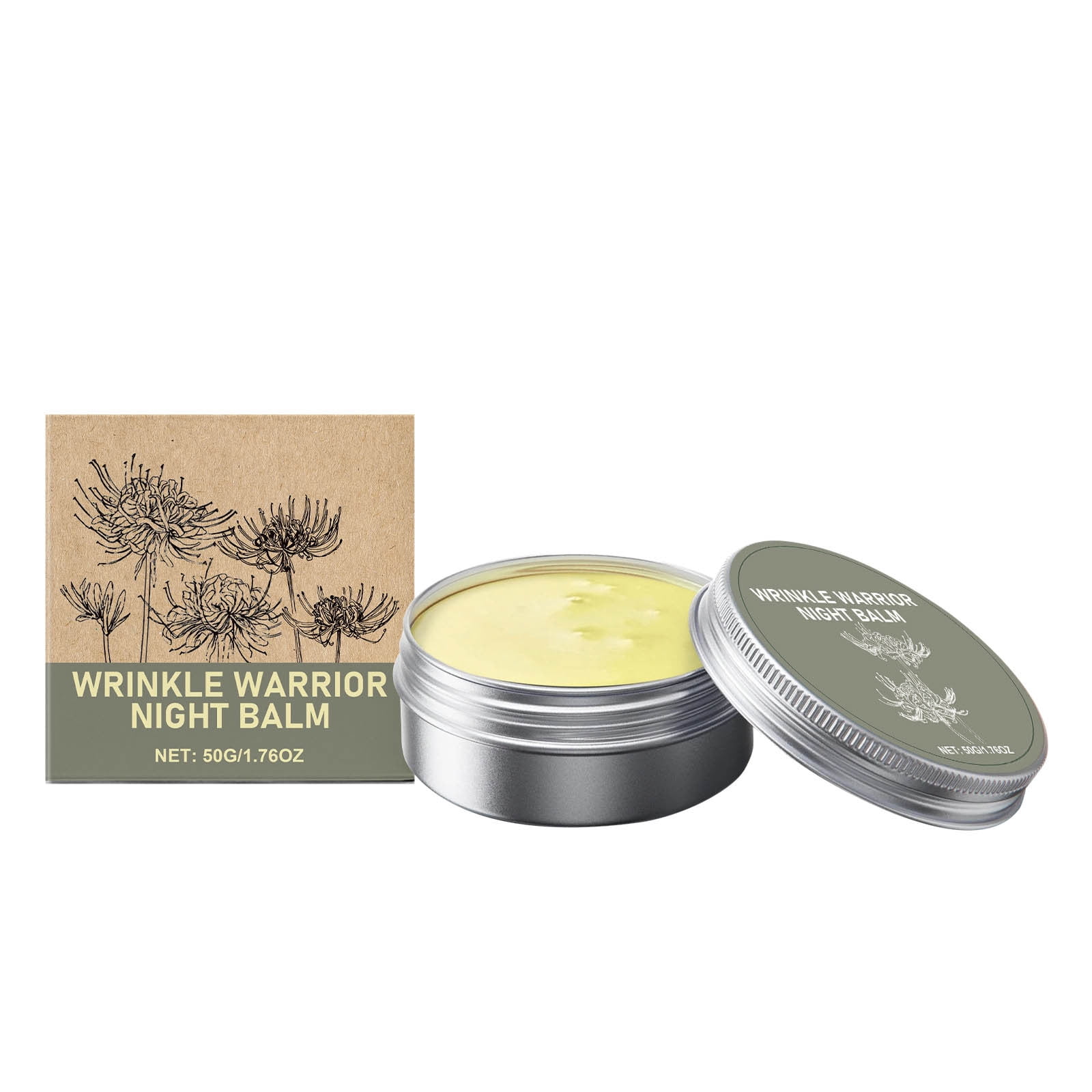 AN-Ti Skin Lines Night Facial For Sensitive Skin 1.76 Oz Jar AN-Ti Skin ...