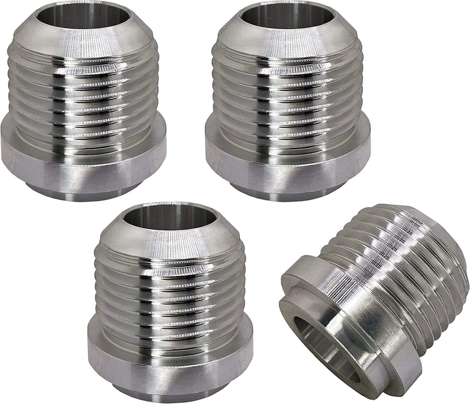 AN12 Weld On Bung Stainless Steel Male Flare Weldable Fuel Tank Fitting ...