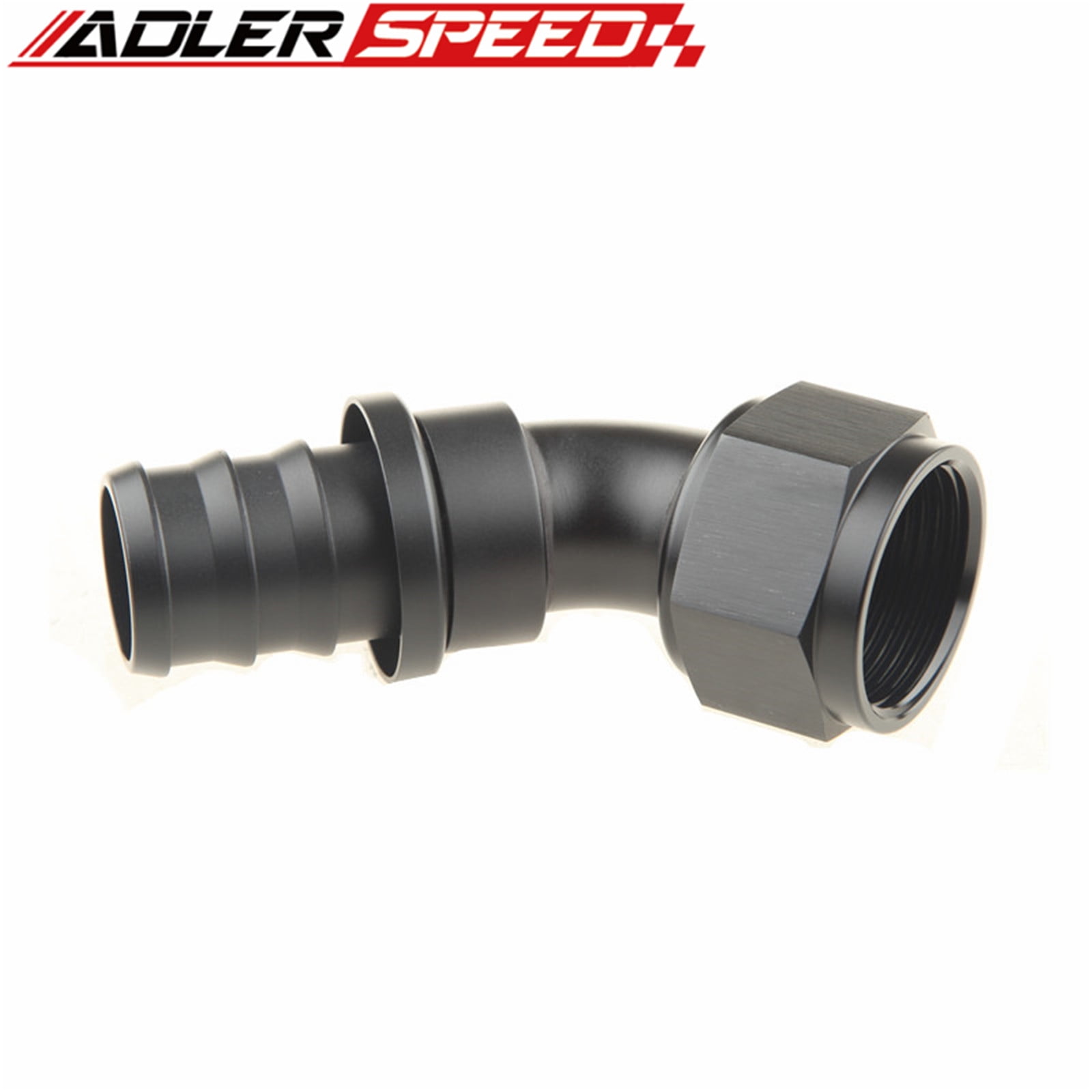AN16 45 Degree-Oil Fuel Hose Fitting, Aluminum Alloy, End Barb Push ...