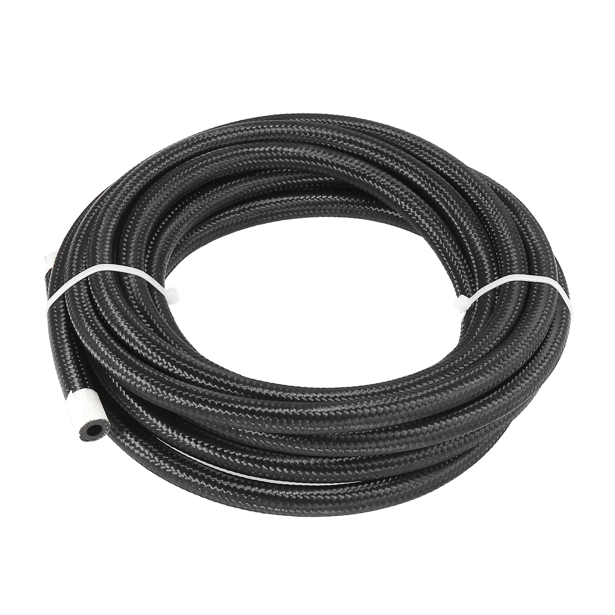 AN4 1/4" 15ft CPE Fuel Line Hose Nylon Stainless Steel Car Engines ...