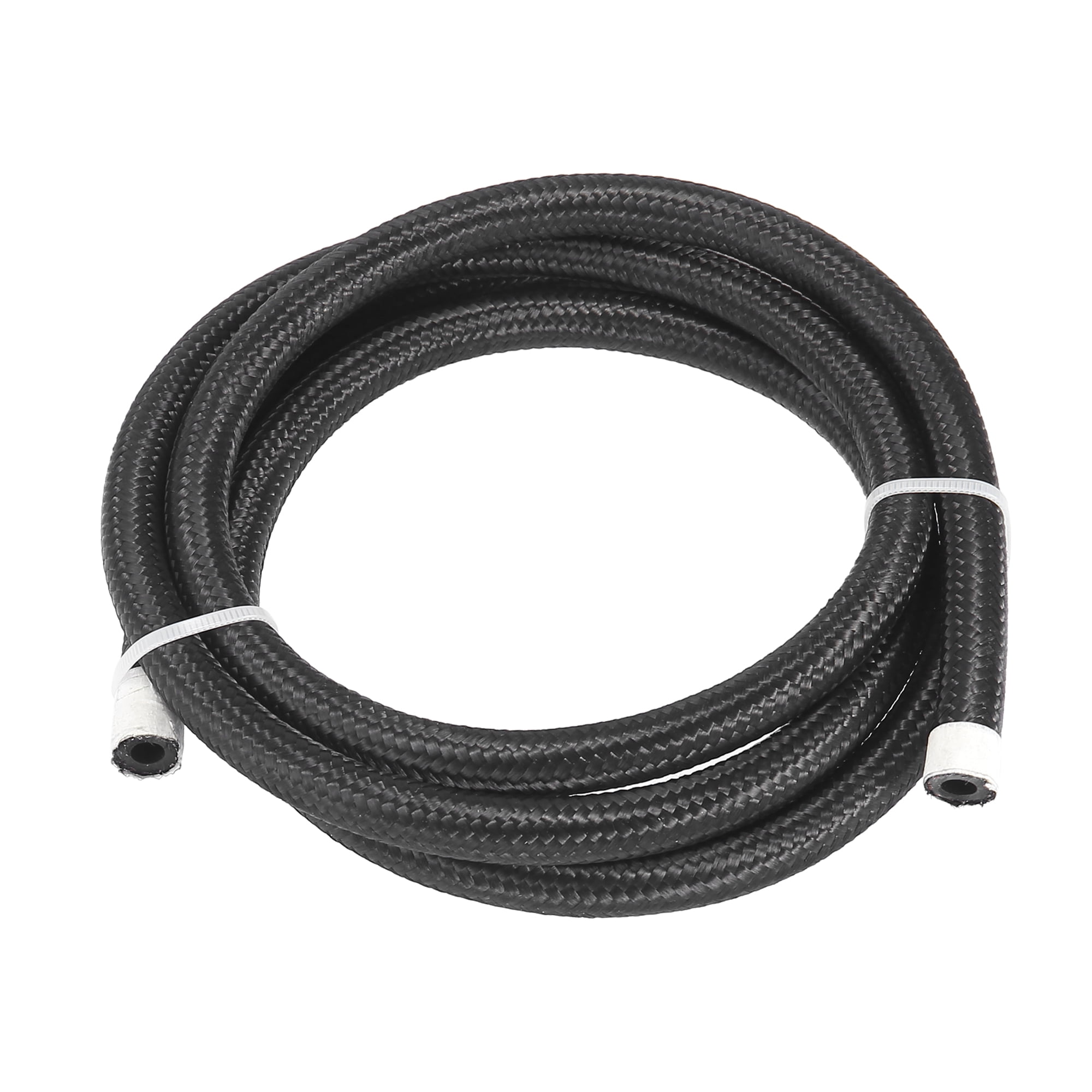 AN4 1/4" 5ft CPE Fuel Line Hose Nylon Stainless Steel Car Engines ...