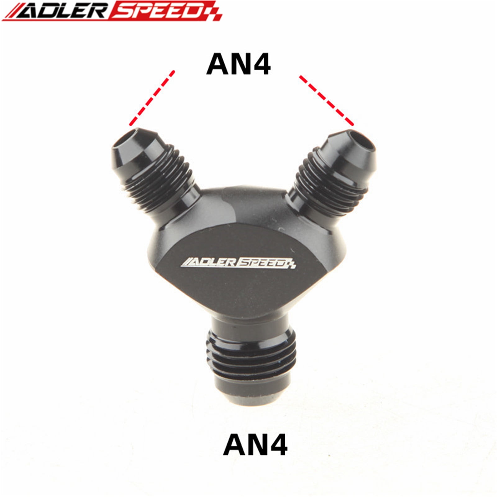 AN4-AN4-AN4-Universal Aluminum Y nights Adapter Fittings, Y Type Oil ...