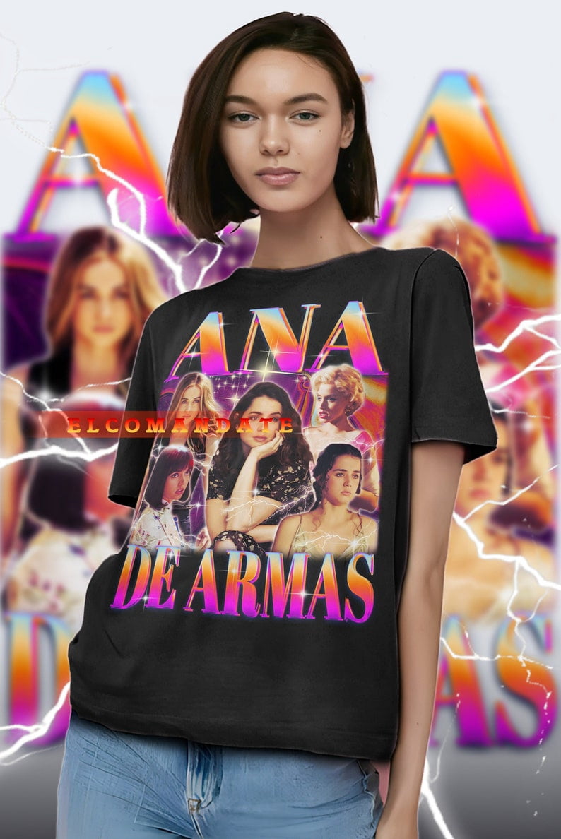 ANA DE ARMAS Shirt, Ana De Armas Vintage Shirt, Ana De Armas Retro 90s ...