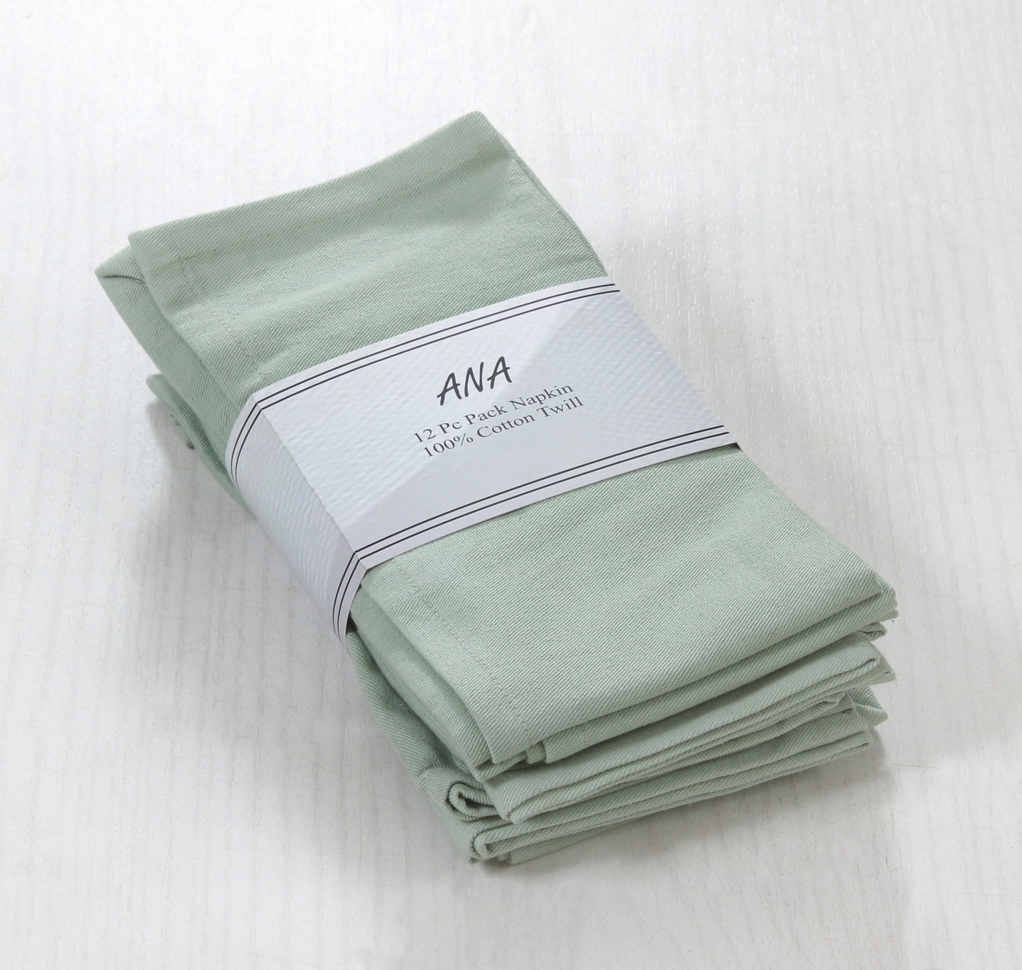 ANA Teal Cotton Cloth Napkins Set of 12 18x18 inch Cotton Dinner ...