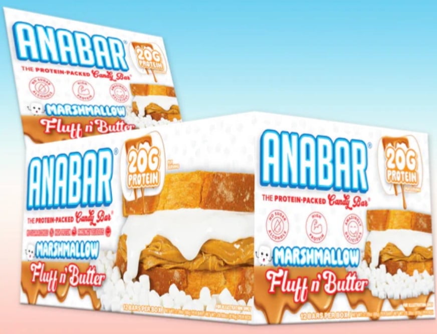 Anabar Fluff and Butter 12 Protein Bars Final Boss Performance 21 Grams ...