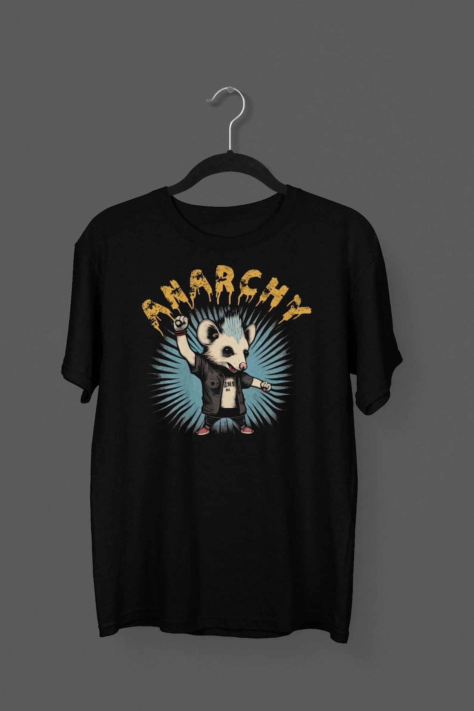 Anarchy Opposum Punk T Shirt Bella Premium Shirt Punk Goth