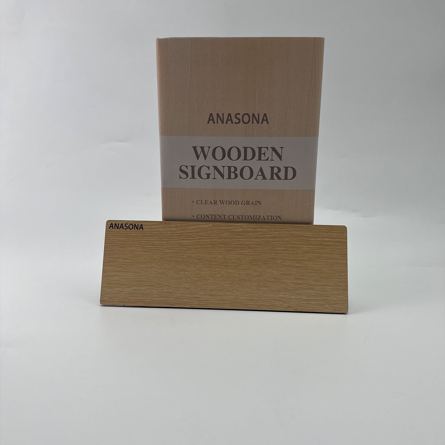 ANASONA Signboards of wood or plastics, DIY Wood Pallet Sign, Notch ...