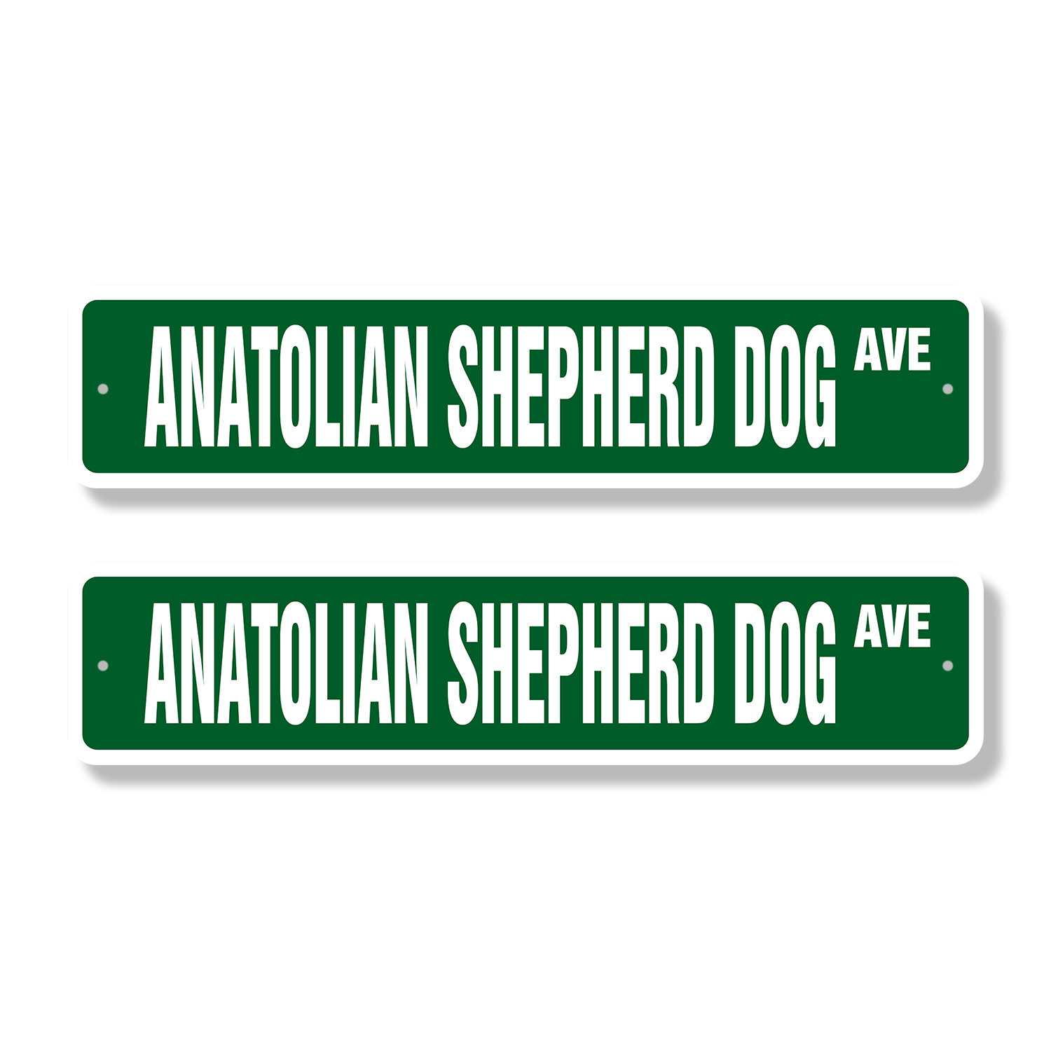 ANATOLIAN SHEPHERD DOG Classic Street Sign (2 Pack) dog kennel groomer ...