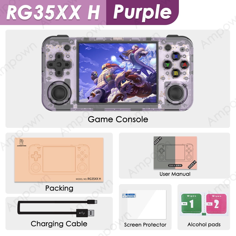 ANBERNIC RG35XX H Handheld Game Console 3.5''IPS Screen HDMI Output ...
