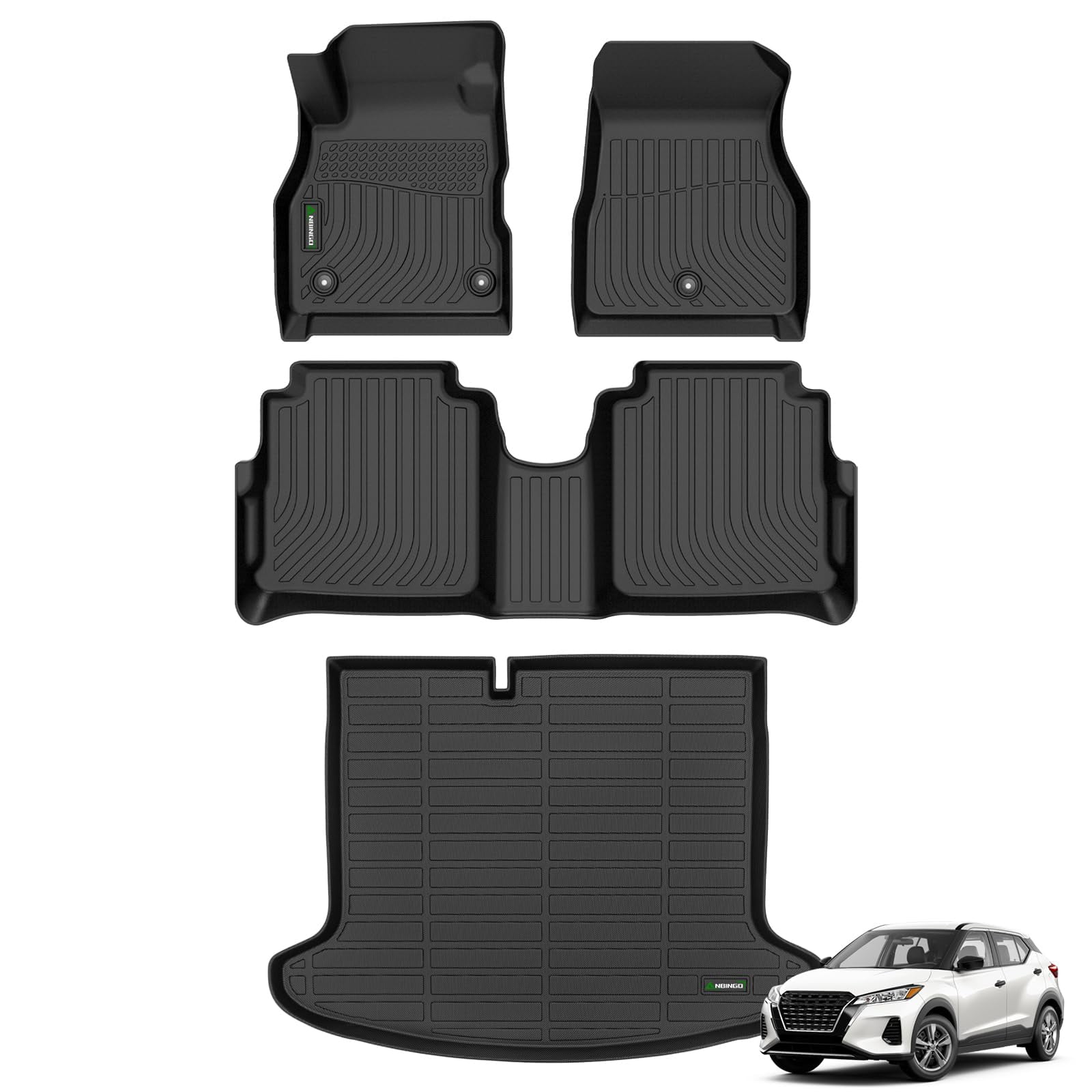 ANBINGO®-Floor Mats & Cargo Liner for Nissan Kicks 2024-2018 All ...
