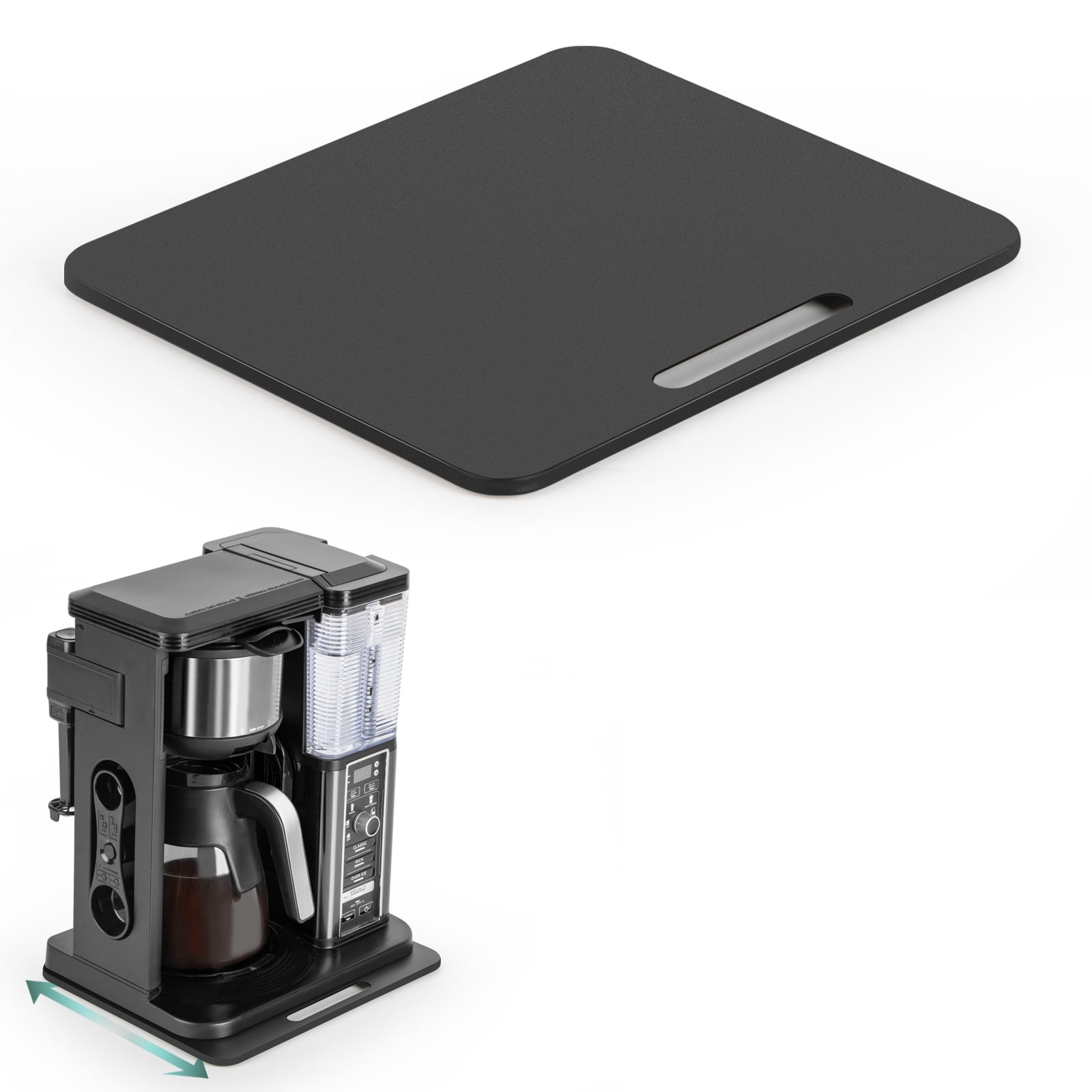 ANBOXIT Metal Appliance Slider, Sliding Tray for Coffee Maker,360 ...