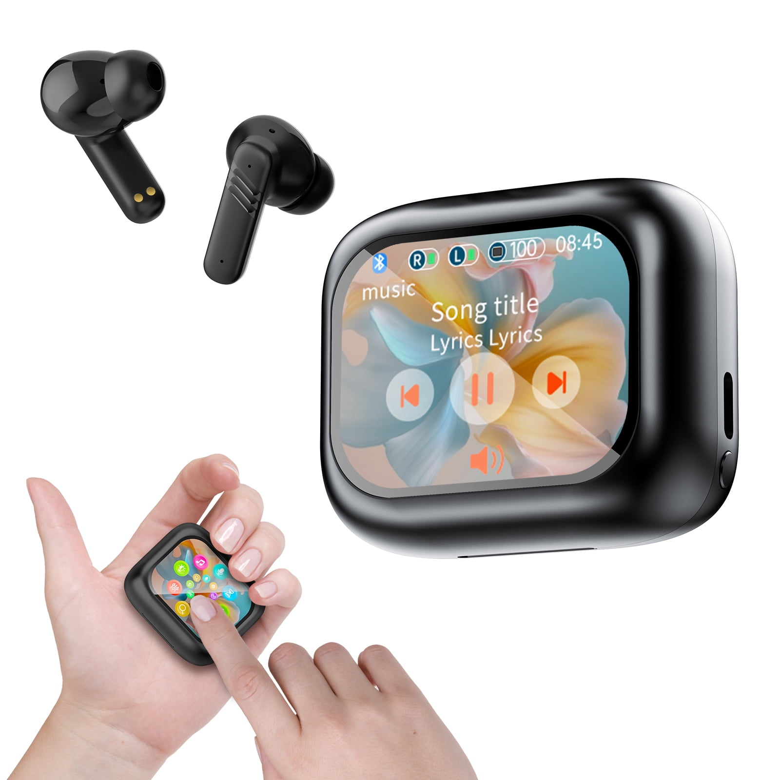 ANC Noise Cancelling Wireless Earbuds, TWS in-Ear Bluetooth Headphones ...