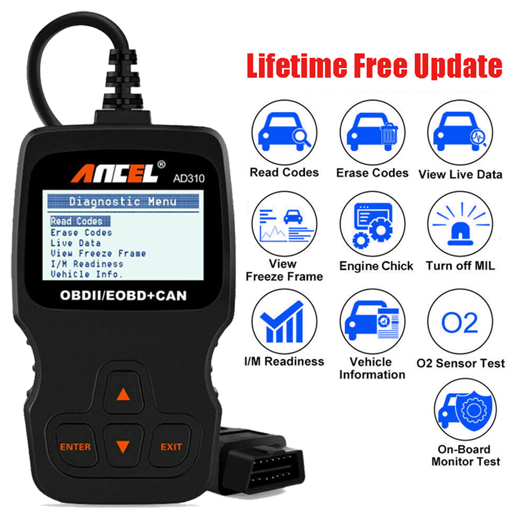 SCAN TOOL KIT - CAN OBD 2 - Walmart.com