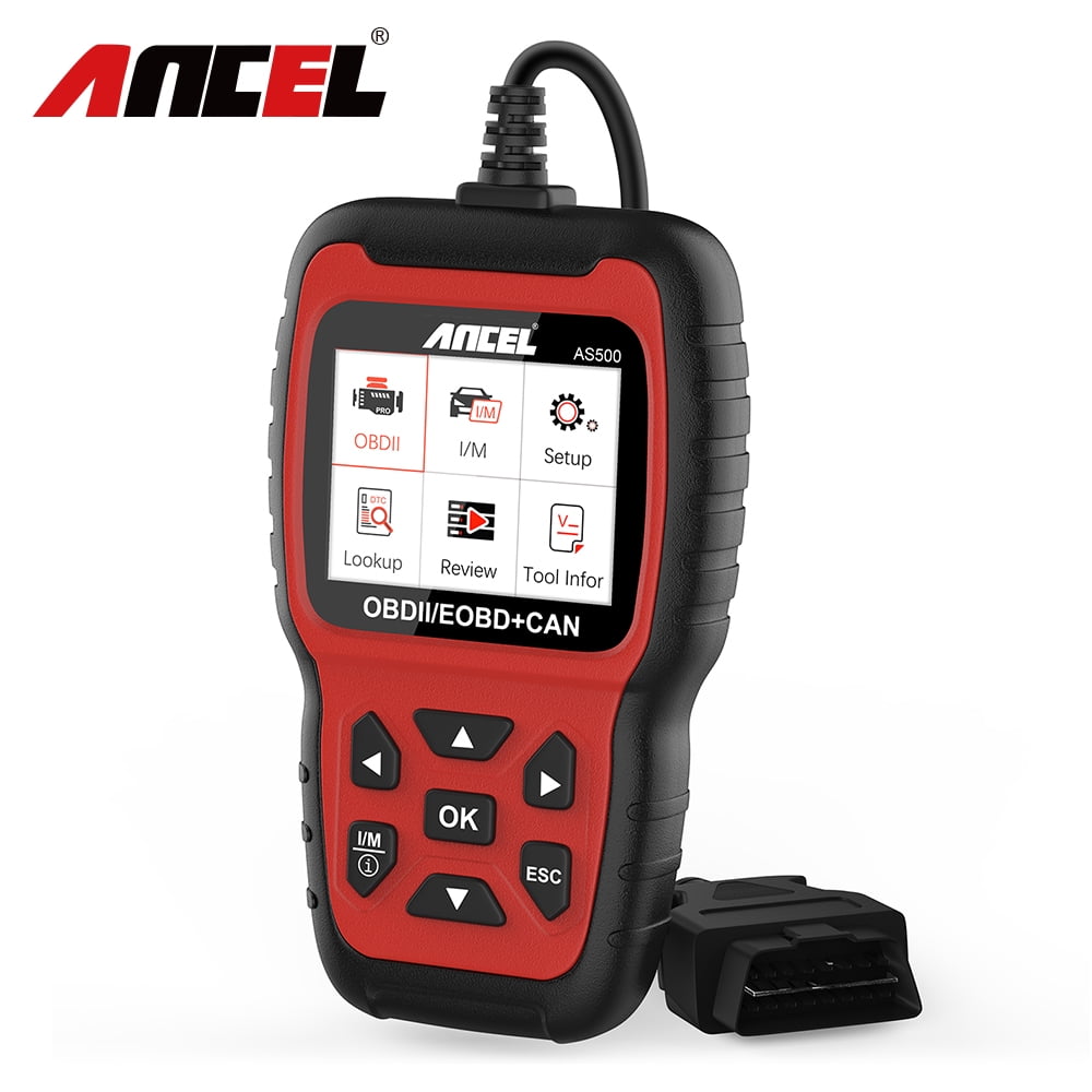 ANCEL AS500 Engine Code Reader Full OBD2 Modes OBD2 Scanner Car Engine ...