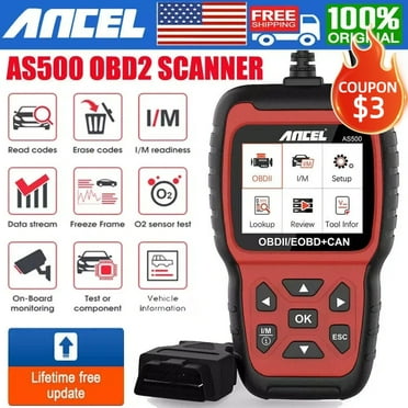 Hyper Tough HT300 Scan Tool, 1996 & Newer OBD2 Vehicles, Free Fix ...