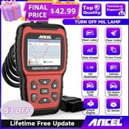 Hyper Tough HT100 Code Reader, 1996 & Newer OBD2 Vehicles, Free Fix ...