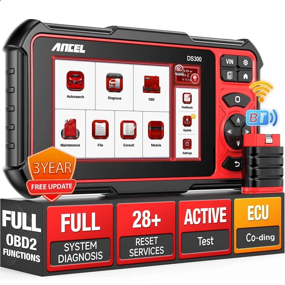 ANCEL OBD2 Scanner Bluetooth Automotive Bidirectional Scan Tool, All ...