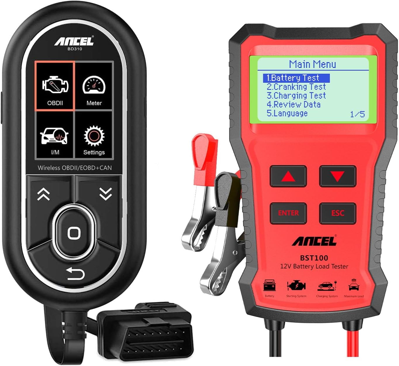 ANCEL BD310 OBD2 Scanner Bluetooth Diagnostic Tool for Android & iOS ...