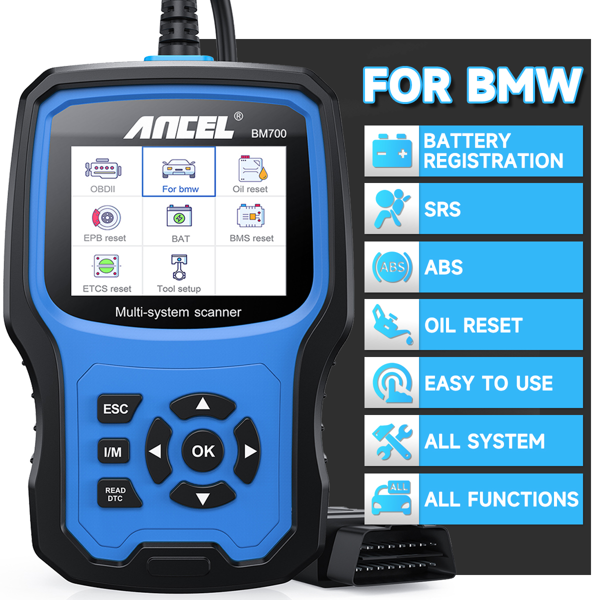 iCarsoft MBII for Mercedes Benz/Sprinter/Smart Professional Diagnostic ...