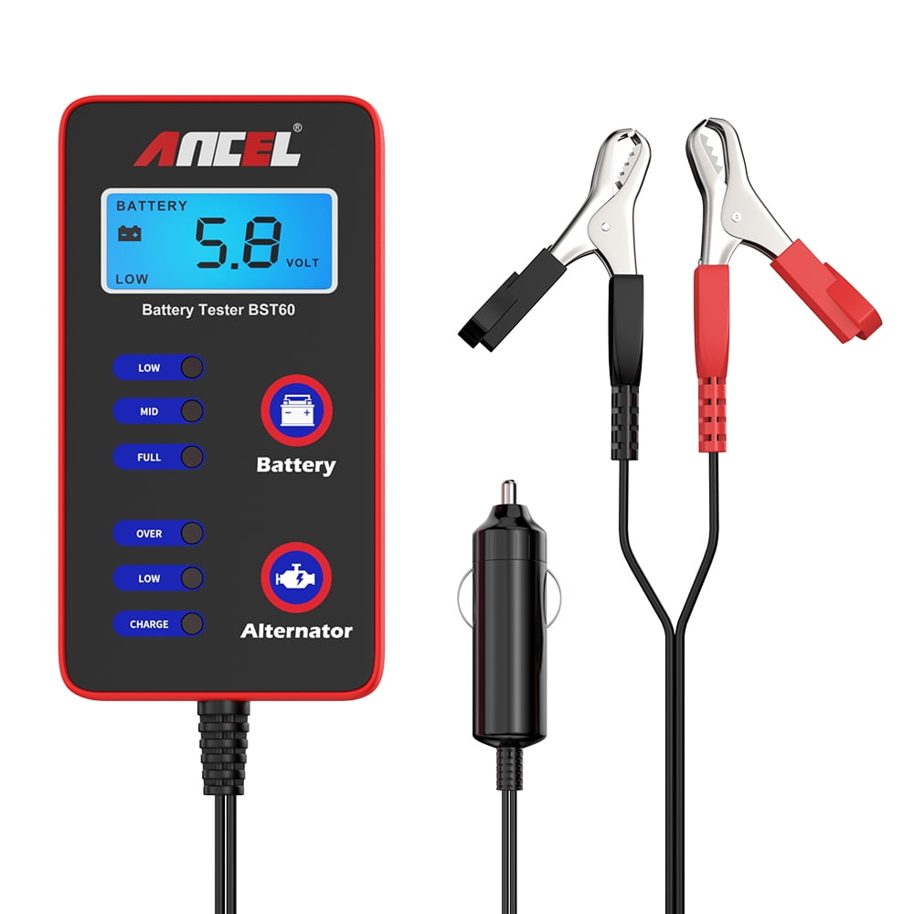 ANCEL BST60 12V 24V Car Battery Tester Batteries Scanner Digital ...