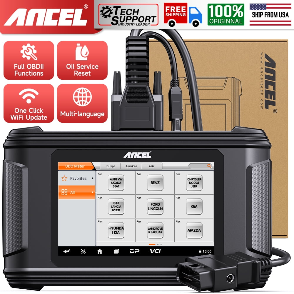 ANCEL DM500 OBD2 Scan System, Diagnostic Tool, Car Odometer Adjustment ...