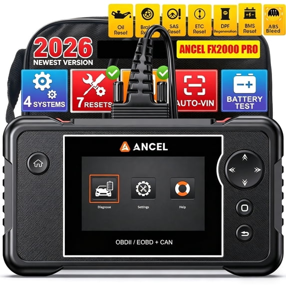 ANCEL FX2000 PRO (Upgrade of FX2000) OBD2 Scanner Diagnostic ABS ...