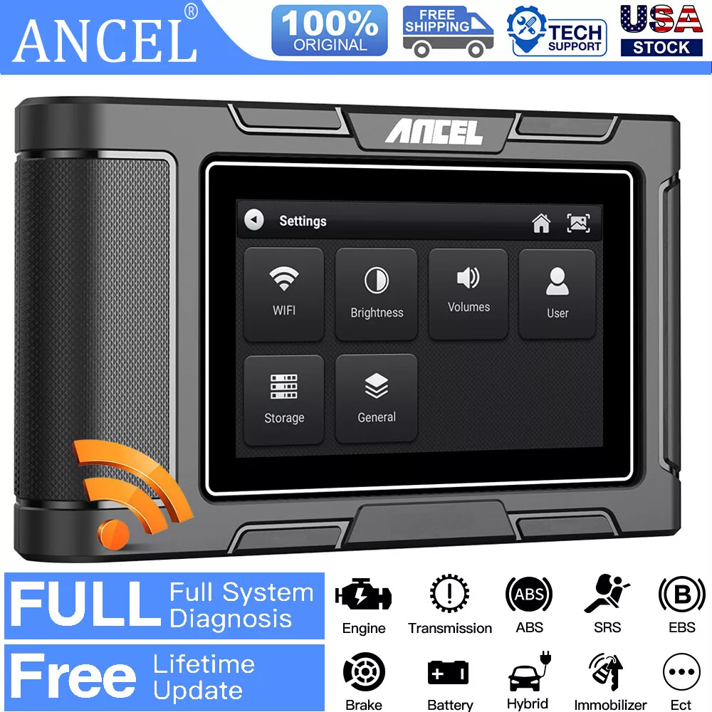 ANCEL HD3100 Heavy Duty Truck OBD2 Scanner Full System Diesel ...
