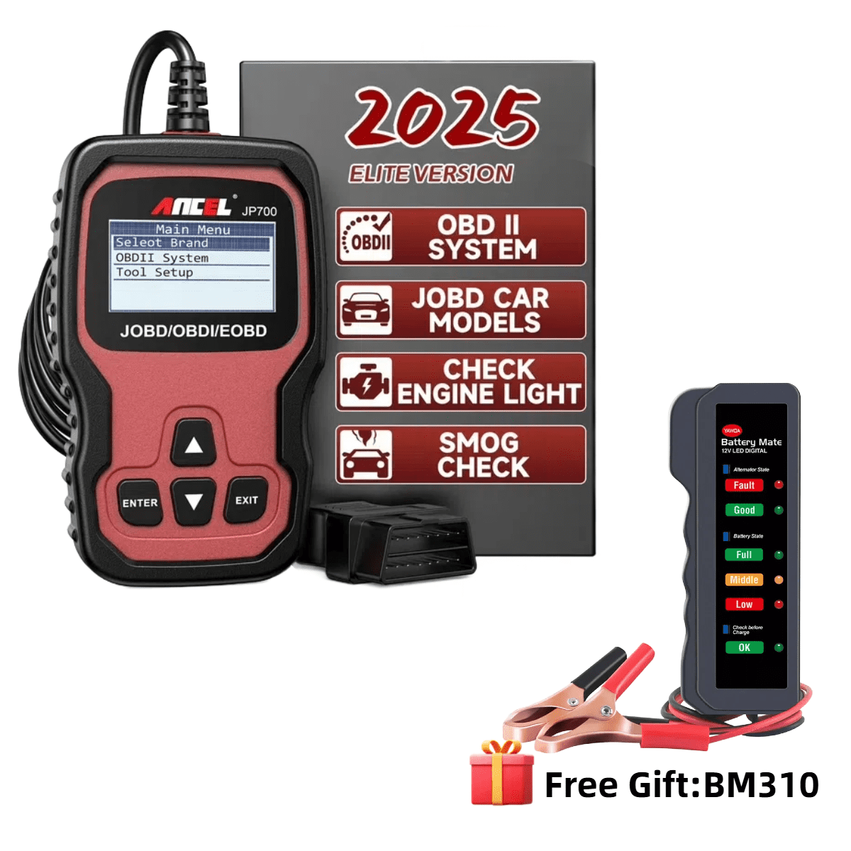 ANCEL Japanese Car OBD2 Scanner, Automotive Diagnostic Scanner Check ...